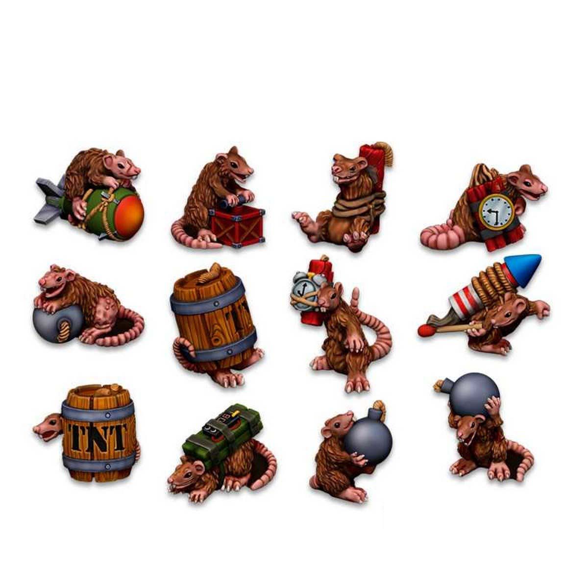 Bomb Rats Resin Set Green Stuff World 8435646508702ES | Wayland Games
