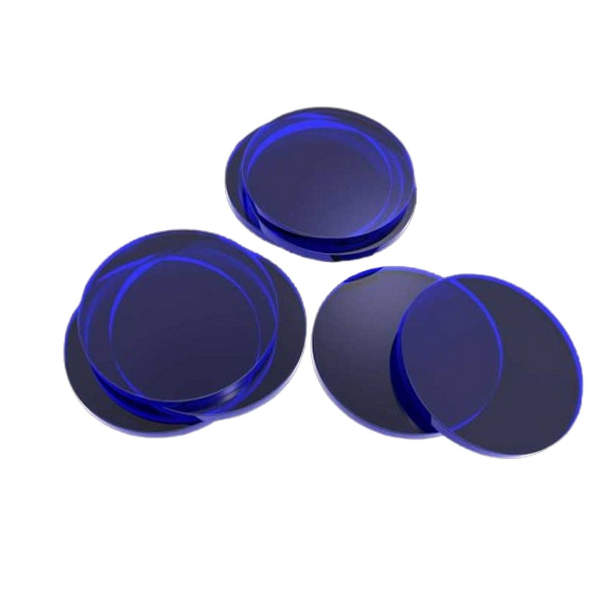 Acrylic Bases - Round 40mm Clear Blue Green Stuff World | Wayland Games