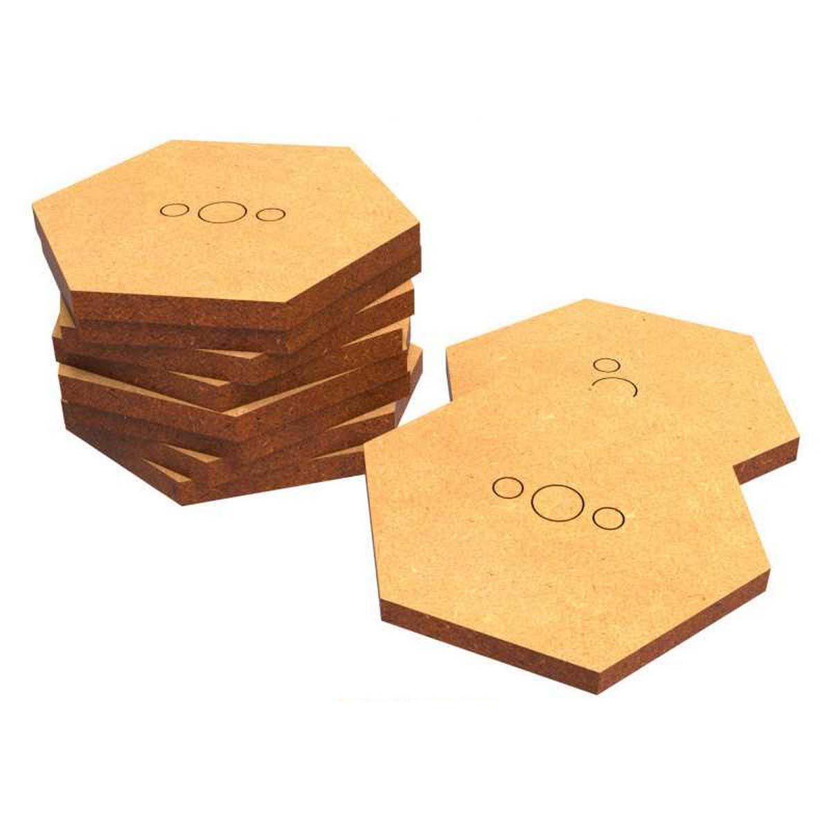 MDF Bases - Hexagonal 35mm Green Stuff World 8436554368556ES | Wayland ...