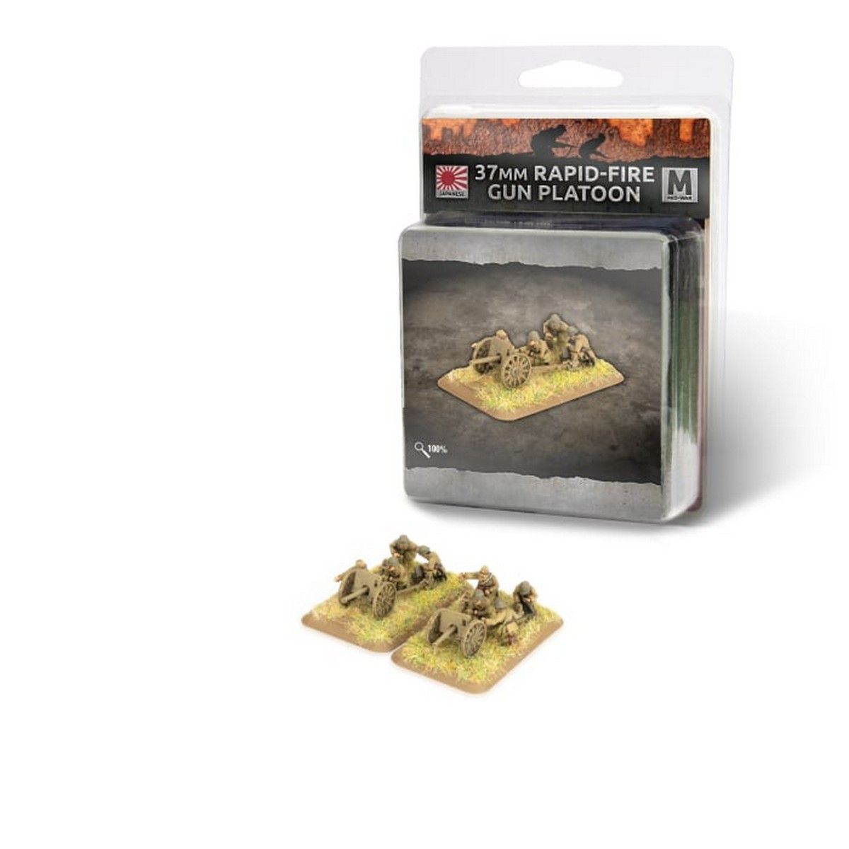 37mm Rapid-Fire Gun Platoon Battlefront Miniatures JP502 | Wayland Games