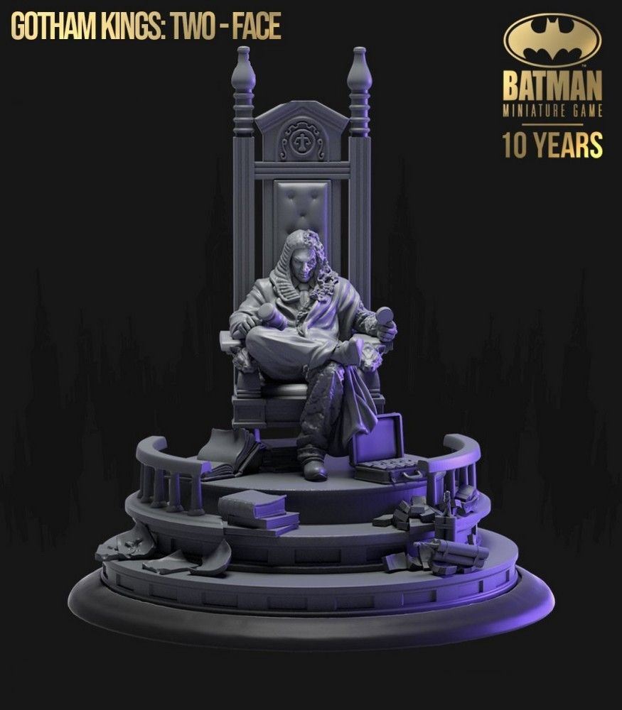 Gotham Kings: Two-Face Knight Models KM-KPROMO28 | Wayland Games