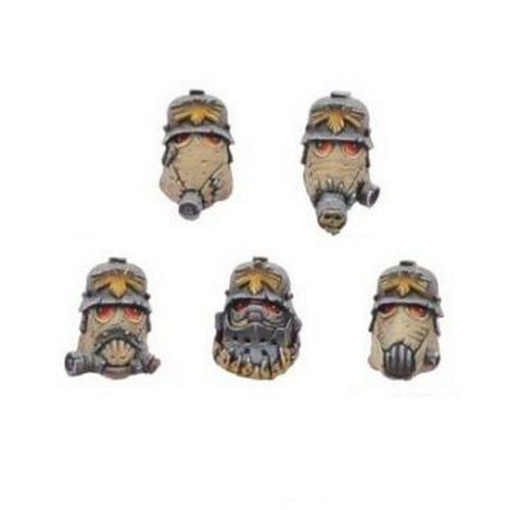 Iron Reich Orc Heads in Gasmasks Kromlech KRCB033 | Wayland Games