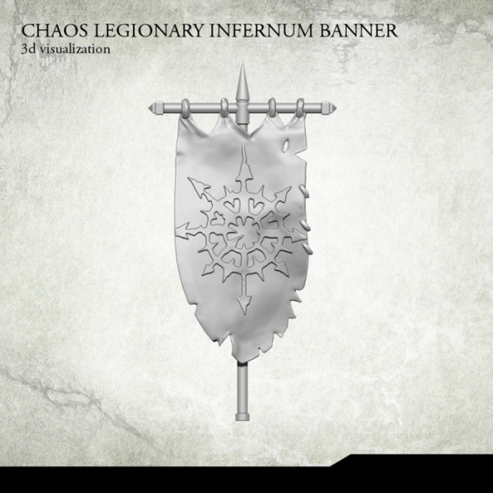 Chaos Legionary Infernum Banner Kromlech KRCB183 | Wayland Games