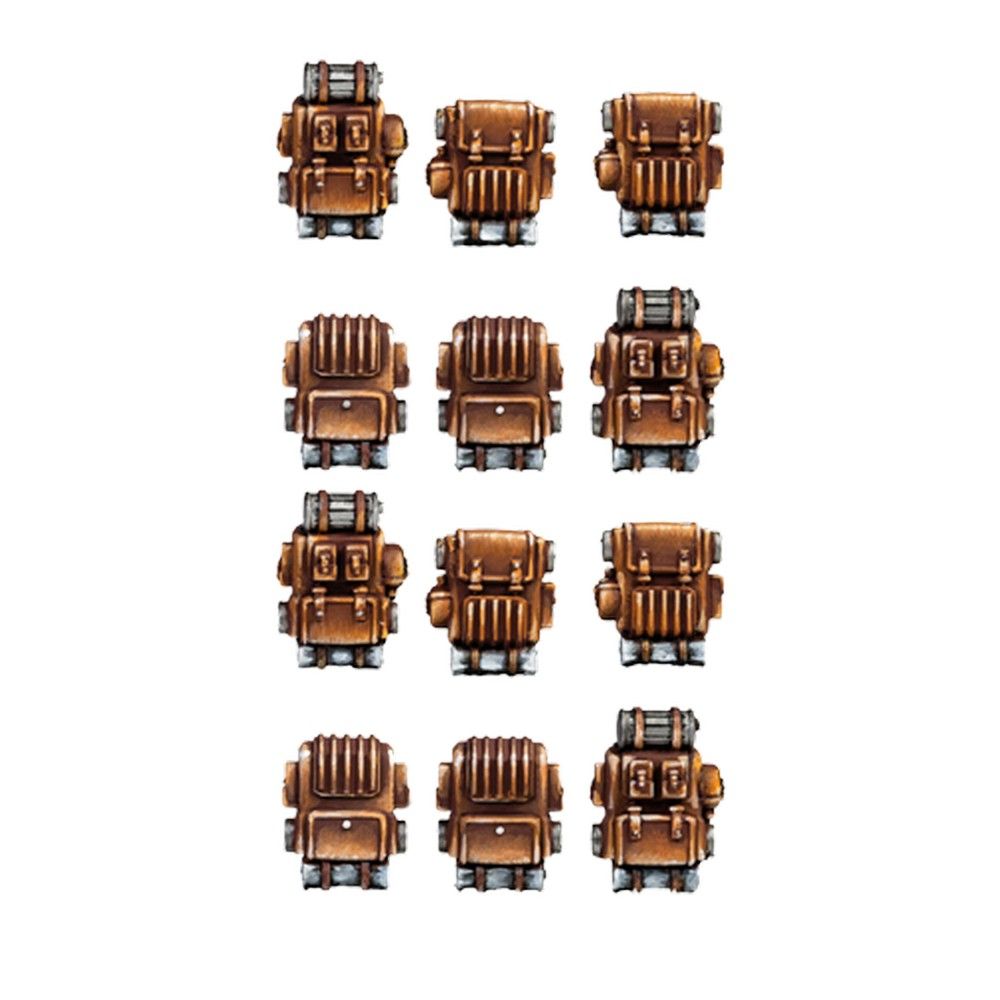 Imperial Guard Infantry Backpacks (12) KRCB363 | Wayland Games