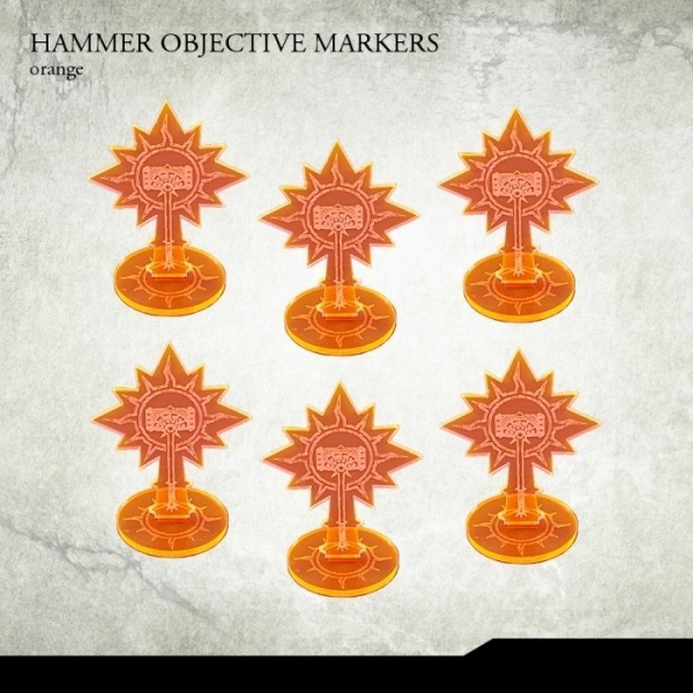 Hammer Objective Markers - Orange Kromlech KRGA041 | Wayland Games
