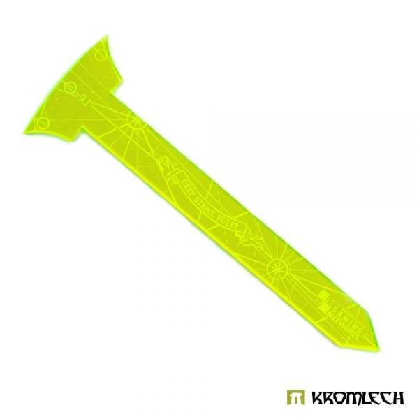 Deep Strike Ruler Template 9" - Small Perimeter - Green Kromlech ...