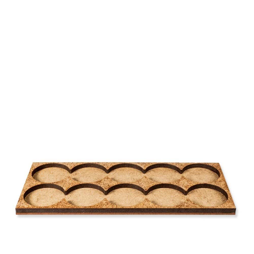 Infantry 5x2 Round Base Adapter Trays Kromlech KRHB072 | Wayland Games