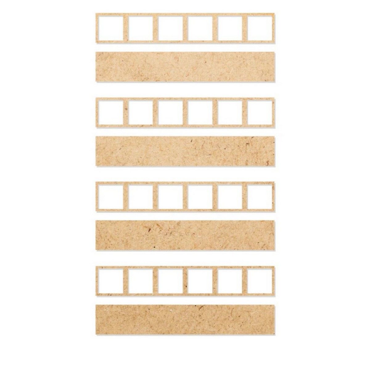 Heavy Infantry 6x1 Square Base Converter Trays Kromlech KRHB082 ...