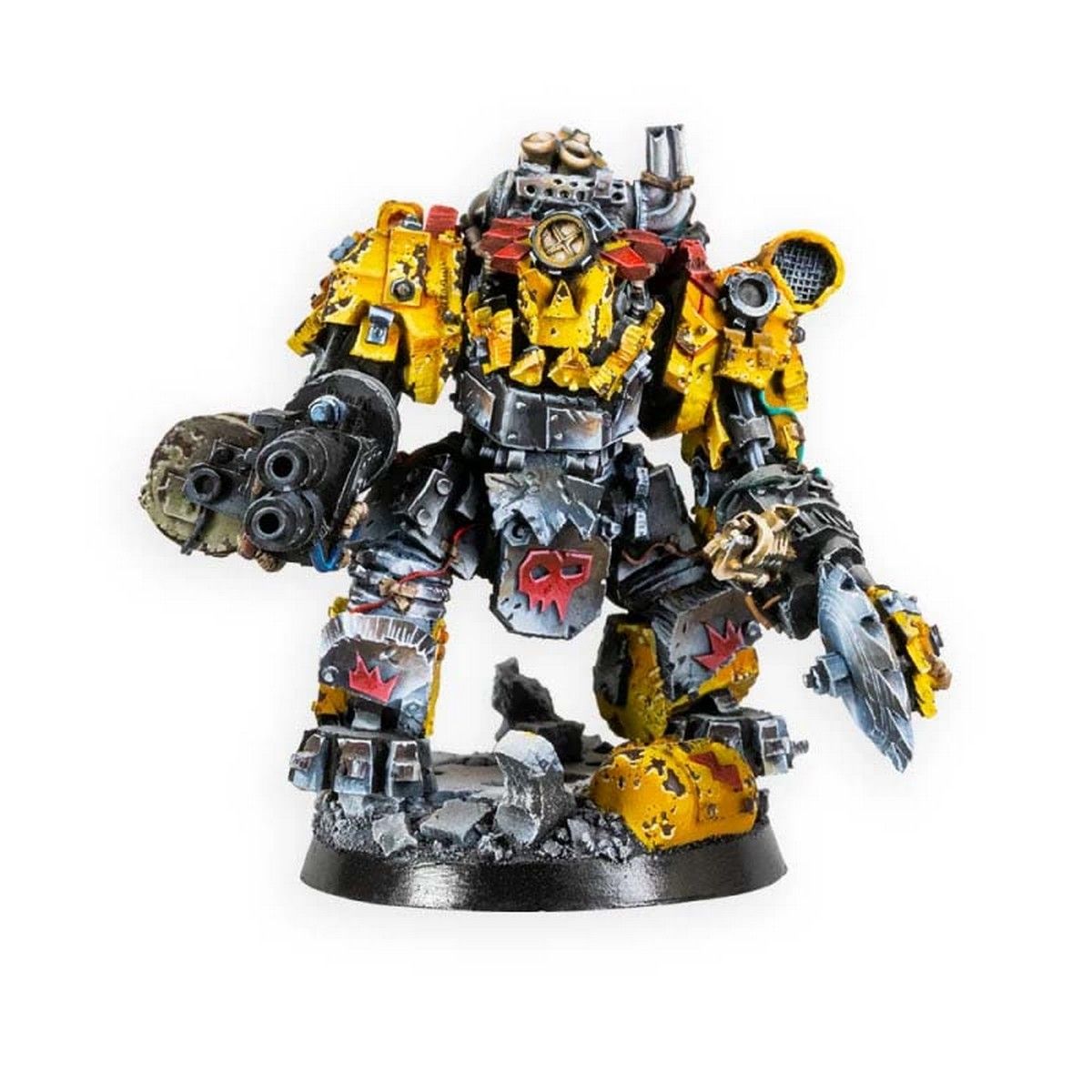Orc Juggernaut Mecha-Armour with Shoota and Buzzsaw Kromlech KRM209 ...