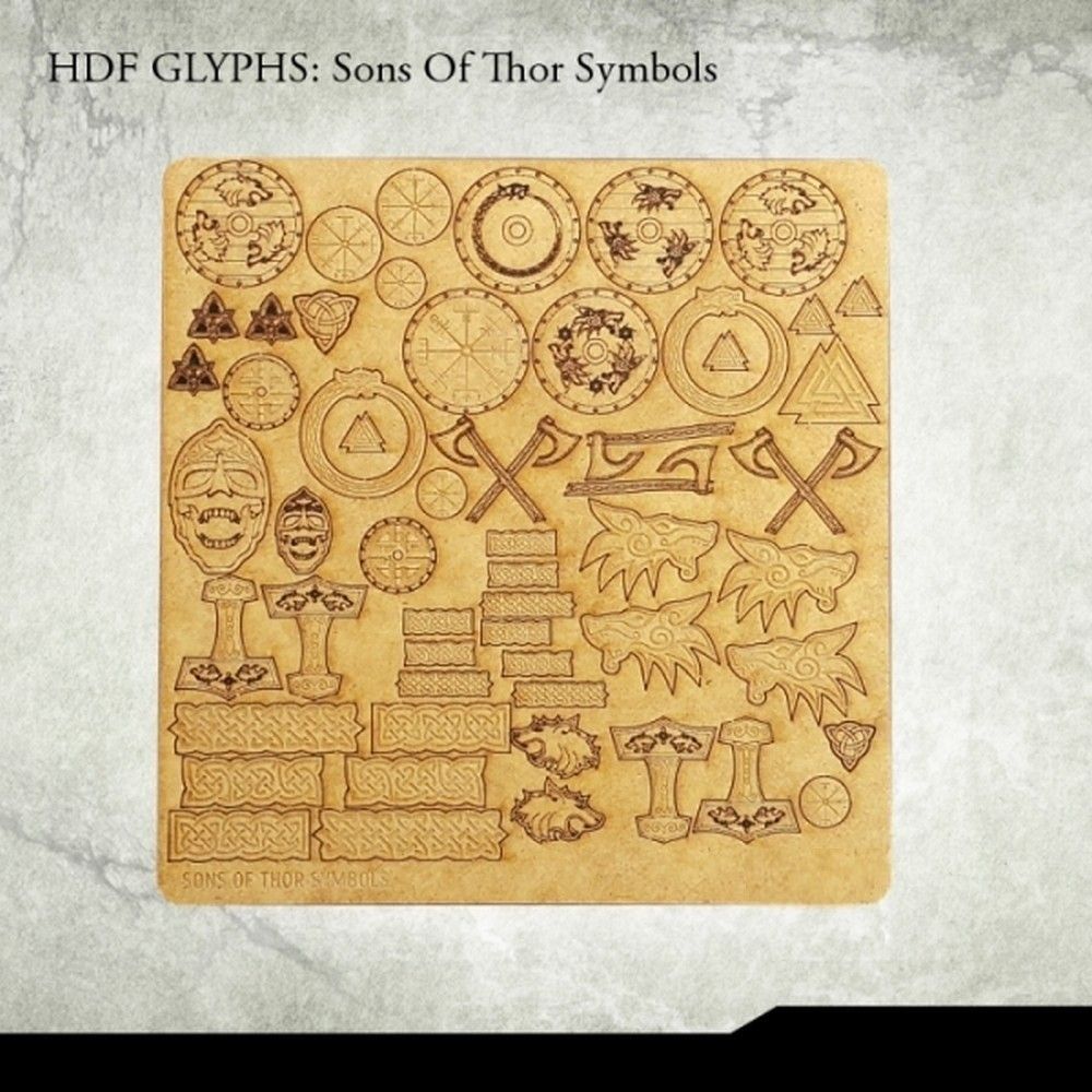 HDF Glyphs: Sons of Thor Symbols Kromlech KRMA053 | Wayland Games