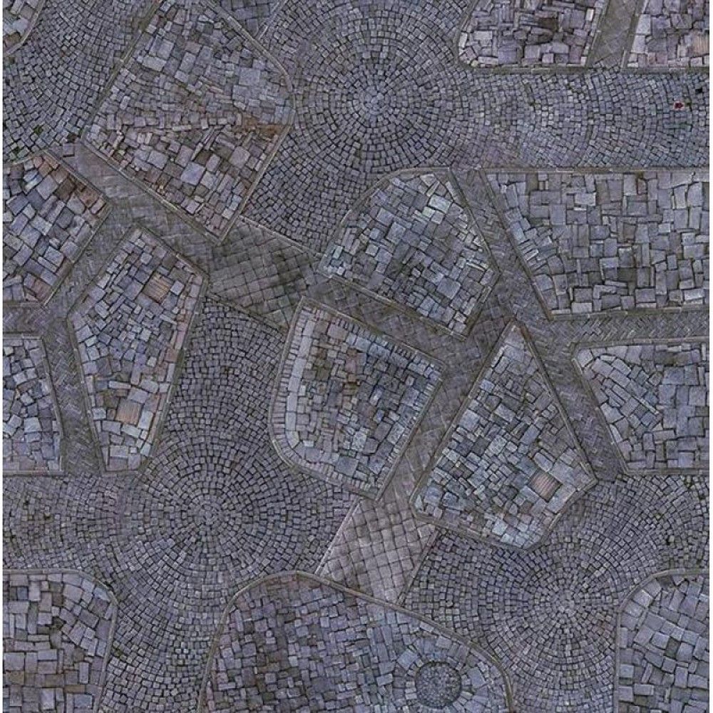 Cobblestone City 44"x30" Gaming Mat 2.0 Kraken KWG-CP-8 | Wayland Games