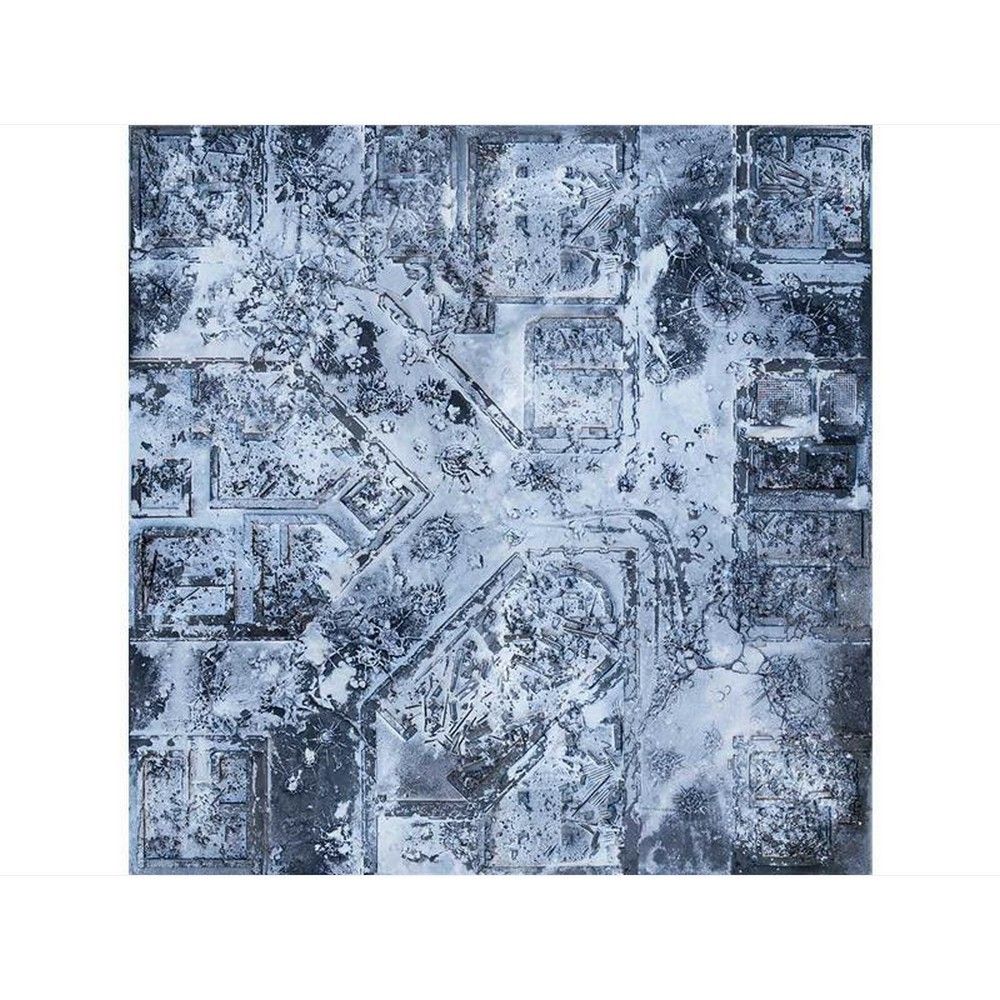 Winter Warzone City 44"x30" Gaming Mat 2.0 Kraken KWG-CP-67 | Wayland Games