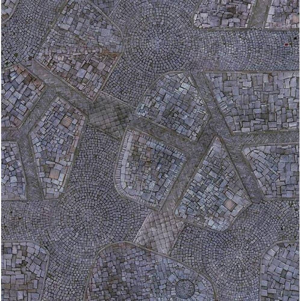 Cobblestone City 3x3 Mousepad Gaming Mat Kraken KWG-33-8 | Wayland Games
