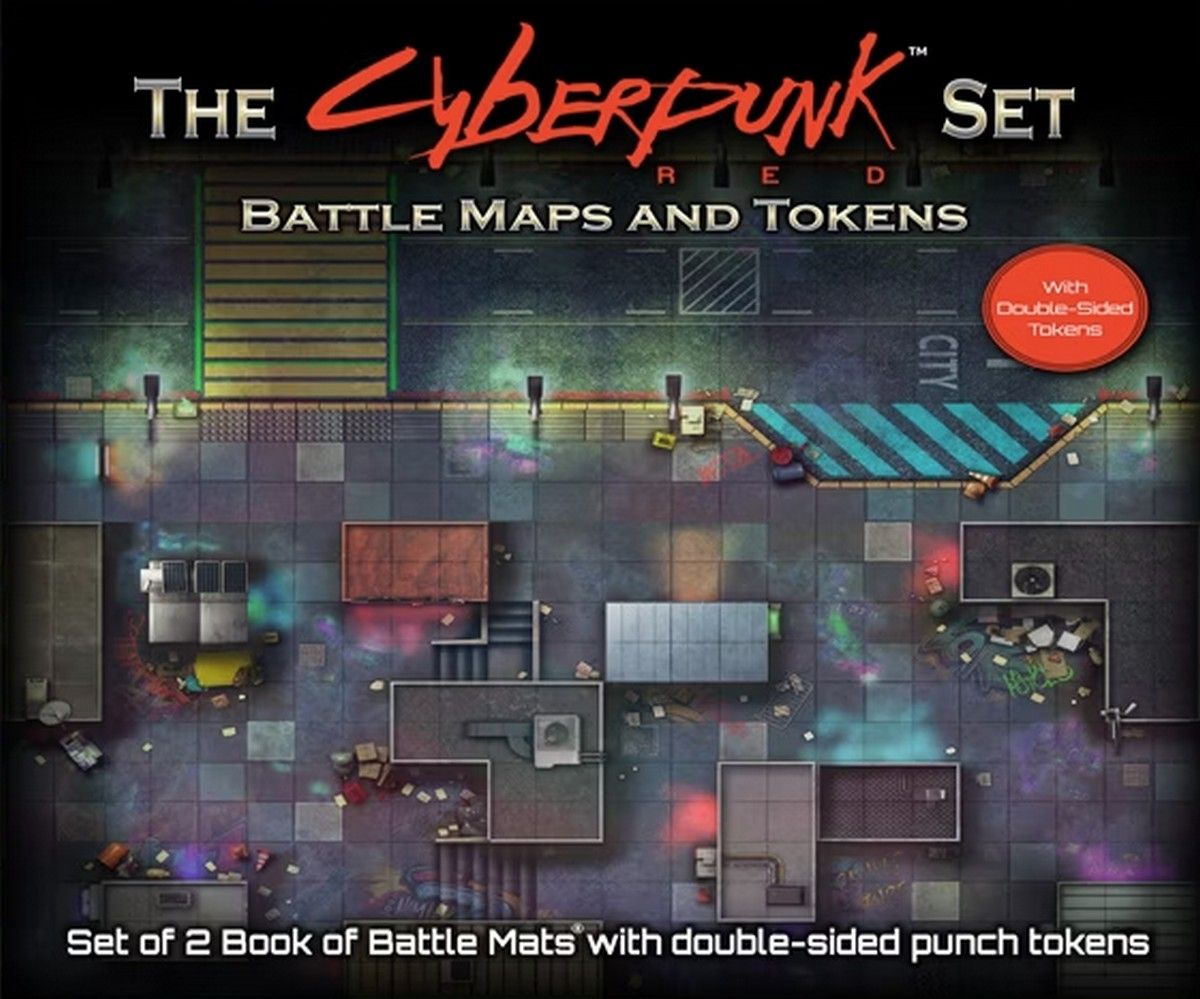 The Cyberpunk set - Books of Battle Mats & Tokens for Cyberpunk RED ...