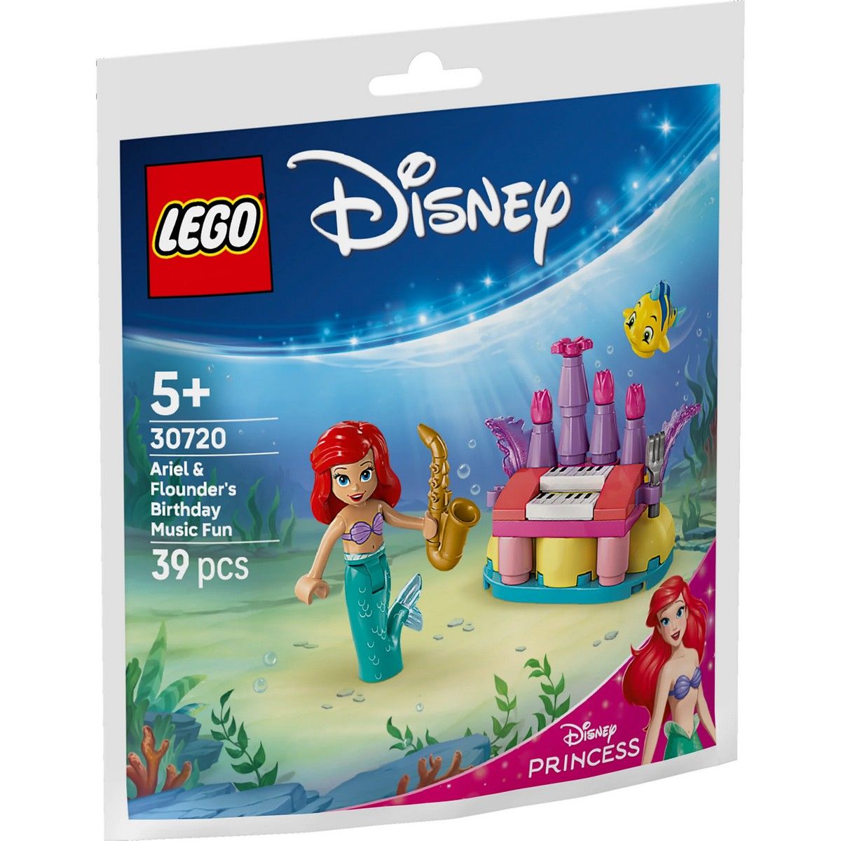 Ariel & Flounder's Birthday Music Fun LEGO Disney 30720 | Wayland Games