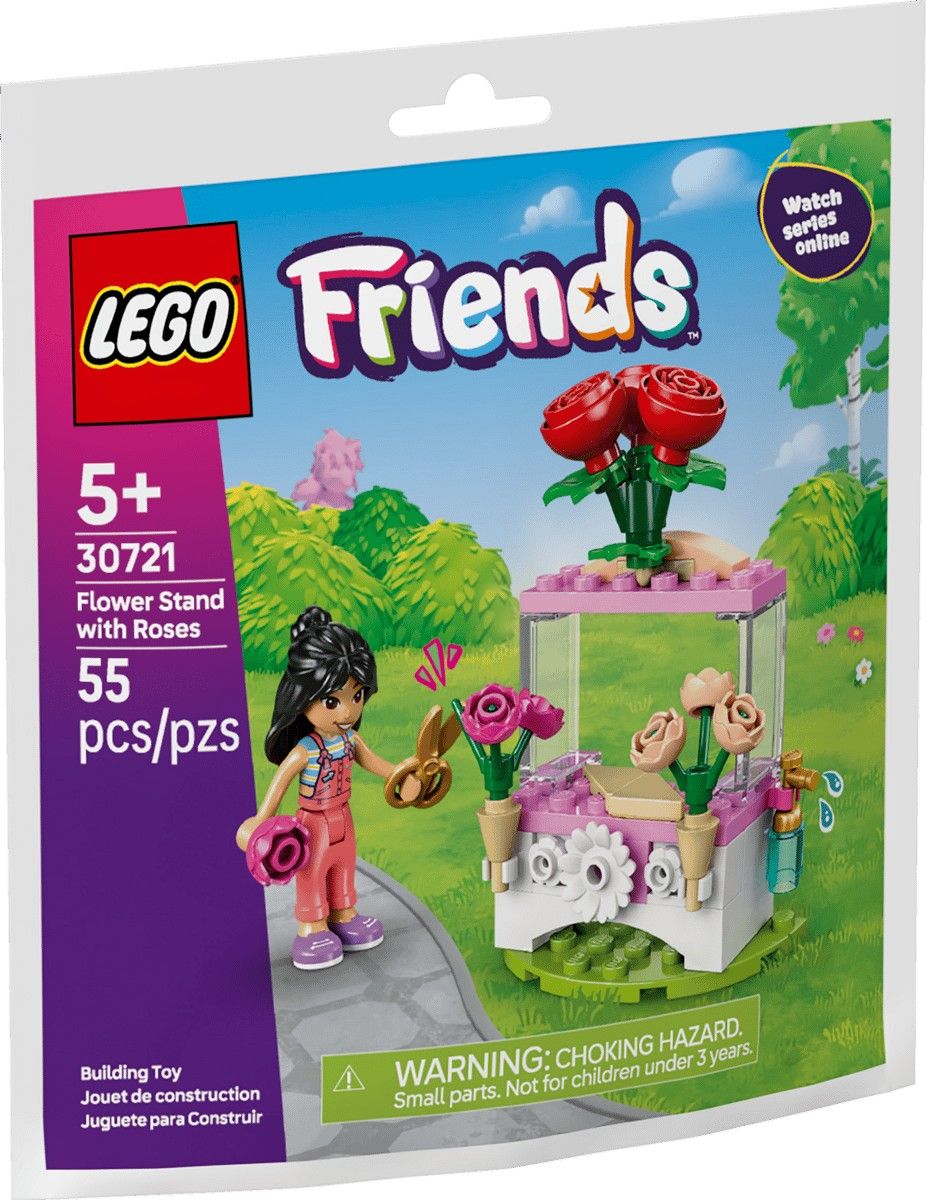 Flower Stand with Roses LEGO Friends 30721 | Wayland Games