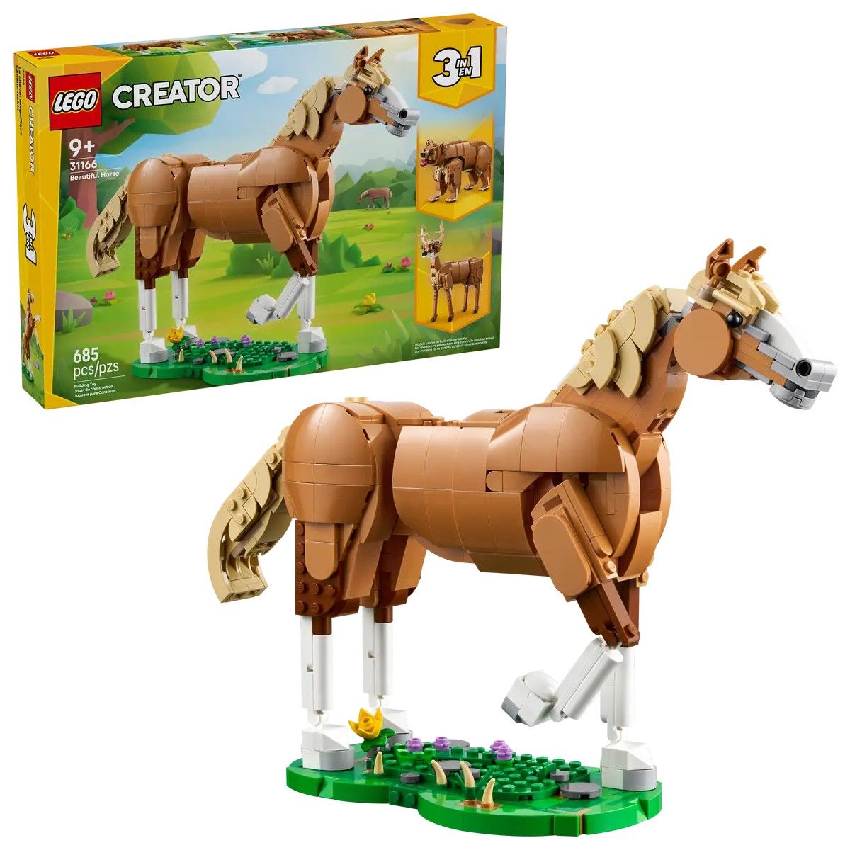 Beautiful Horse LEGO Creator 3-in-1 31166 | Wayland Games