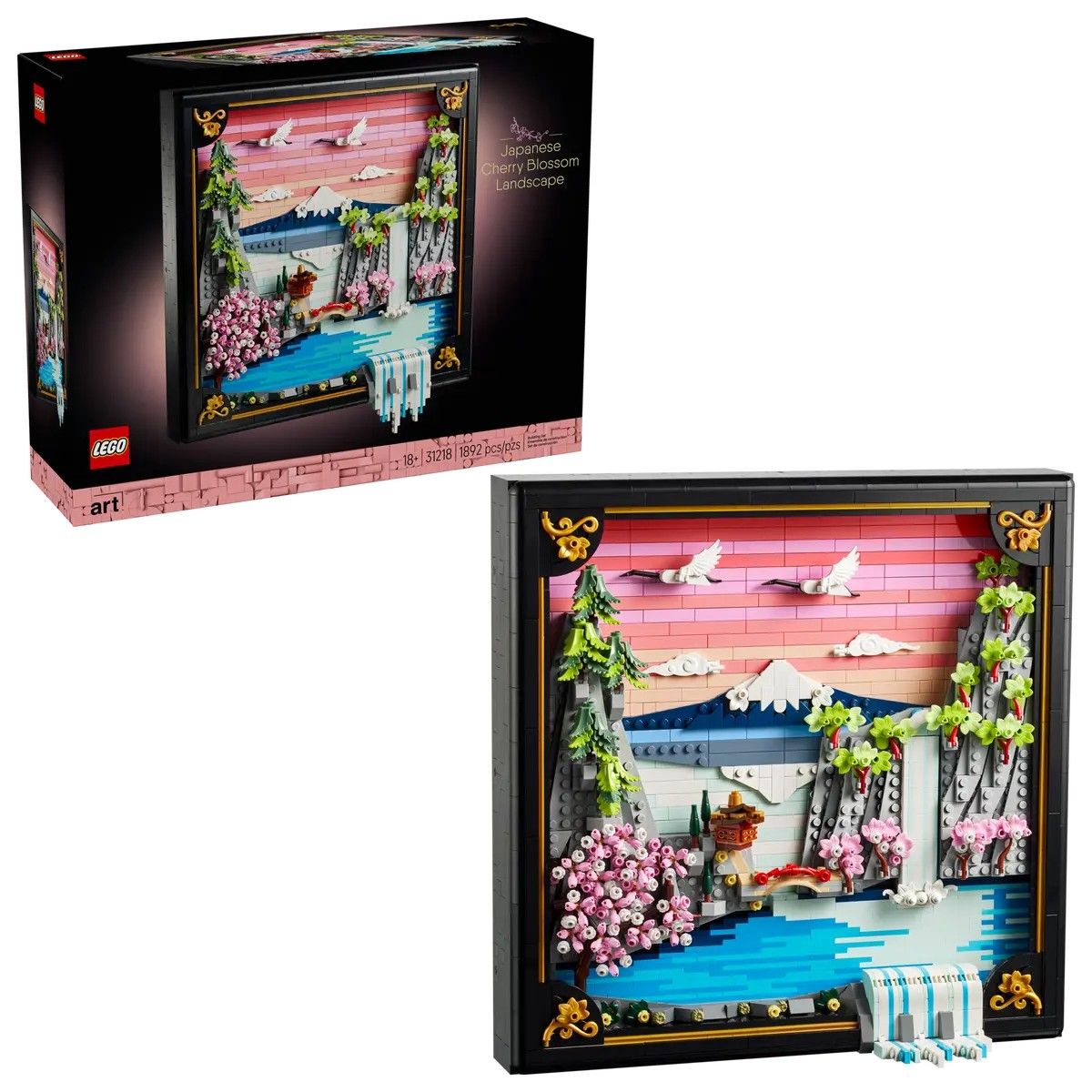 Japanese Cherry Blossom Landscape LEGO Art 31218 | Wayland Games