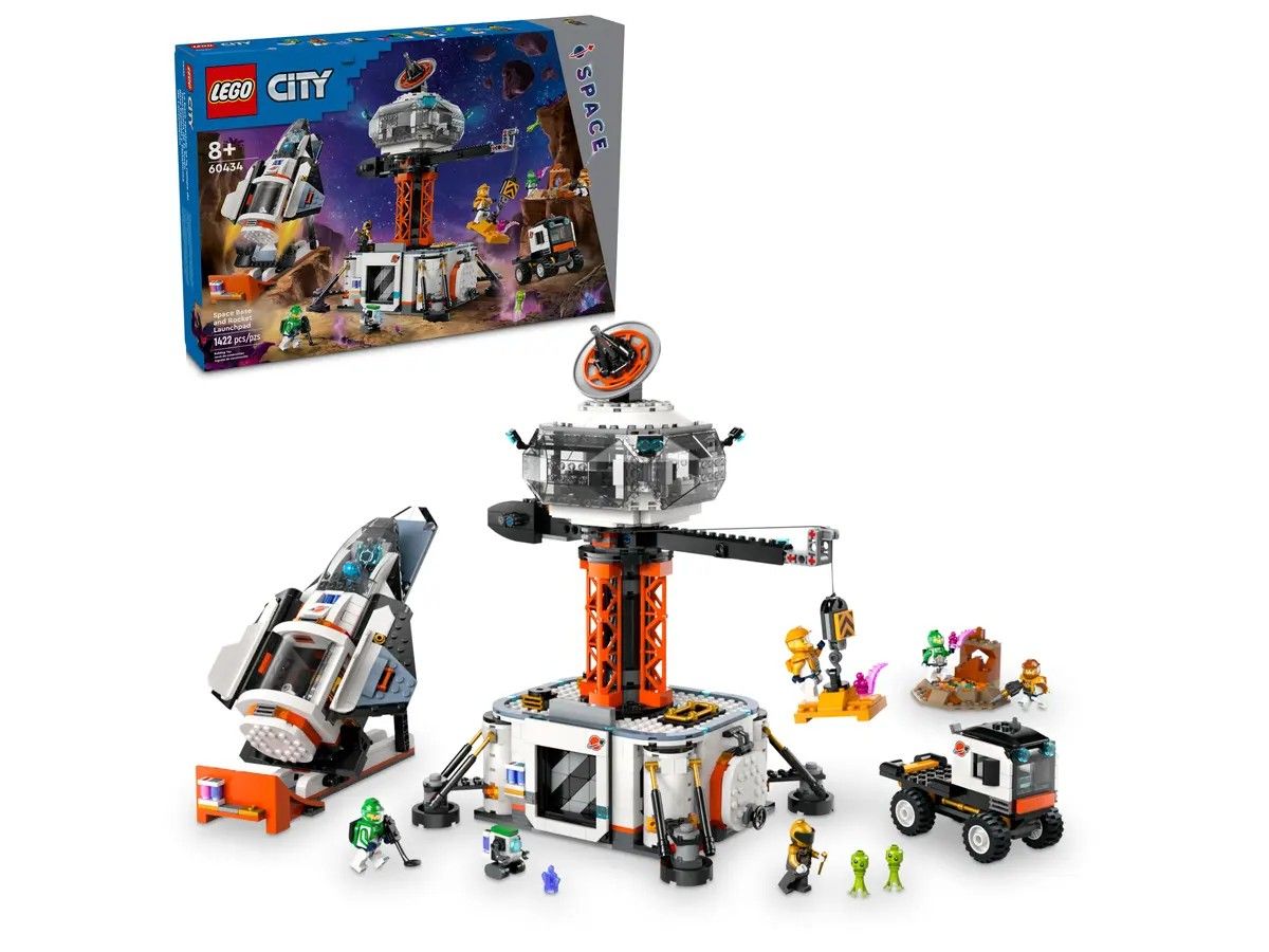 Space Base and Rocket Launchpad LEGO City 60434 | Wayland Games