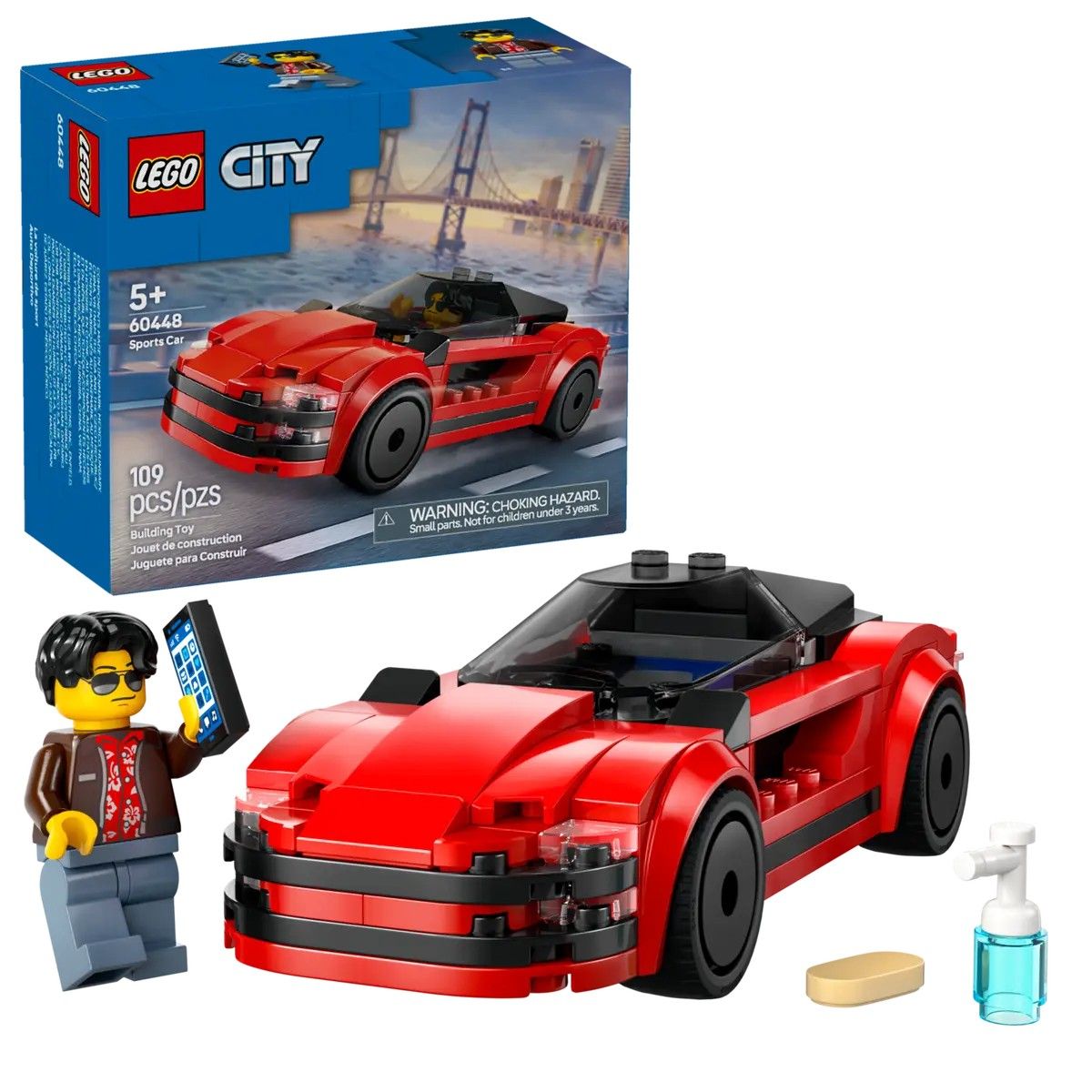 Red Sports Car LEGO City 60448 | Wayland Games