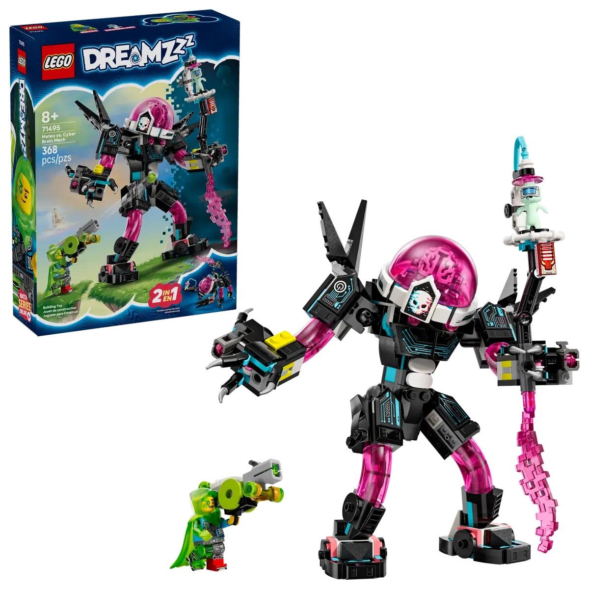 Mateo vs. Cyber Brain Mech LEGO DREAMZZZ 71495 | Wayland Games