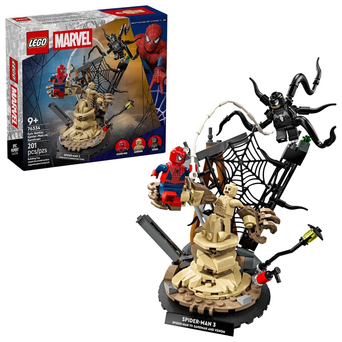 Epic Battle: Spider-Man vs. Sandman LEGO Marvel 76334 | Wayland Games