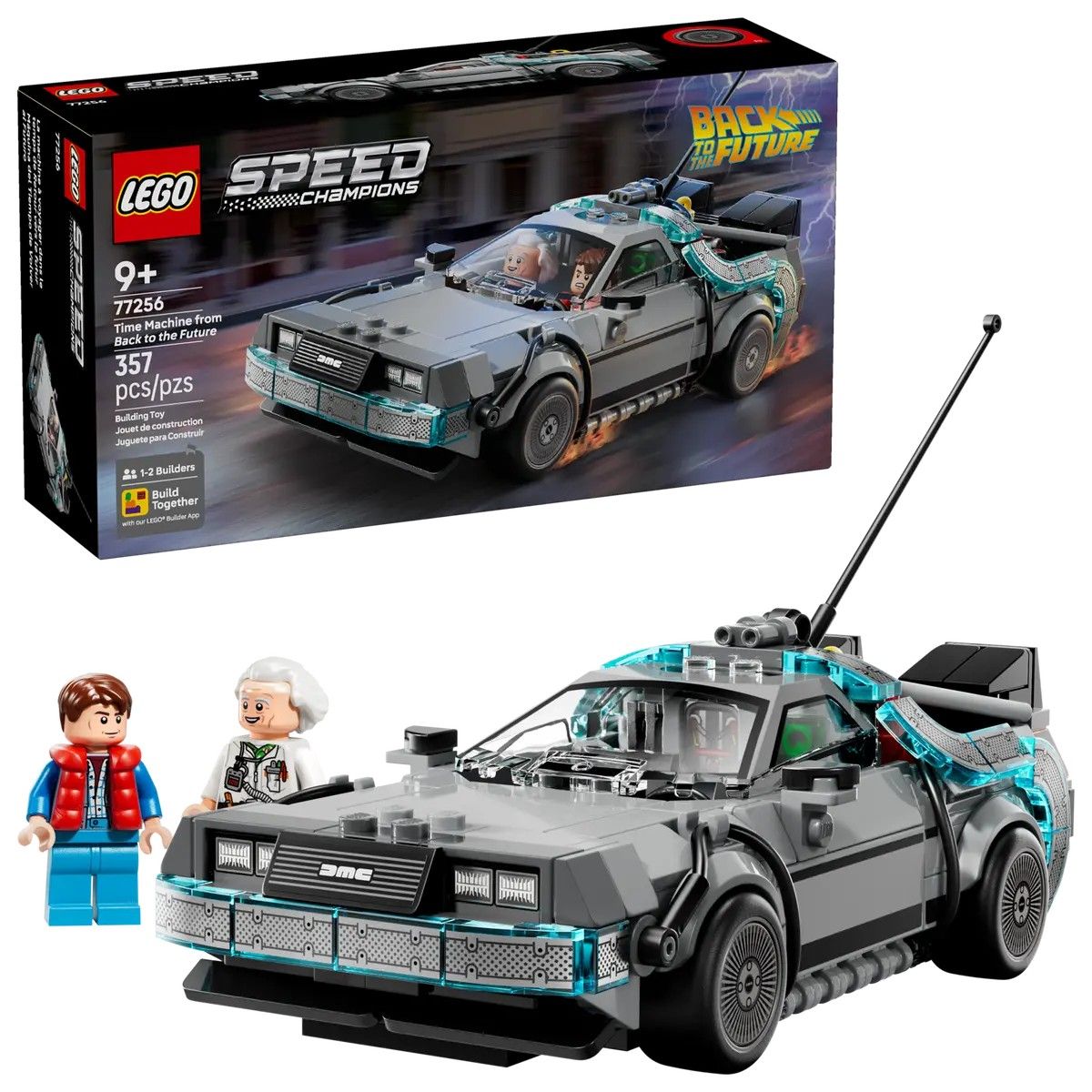 Time Machine from Back to the Future LEGO Speed Champions 77256 ...