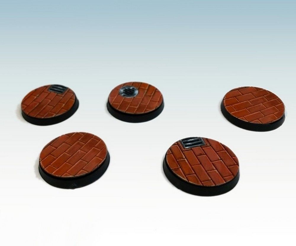 Brickwork Base Tops - 40mm Custom Meeple MEEP-CU00730BA-BG | Wayland Games