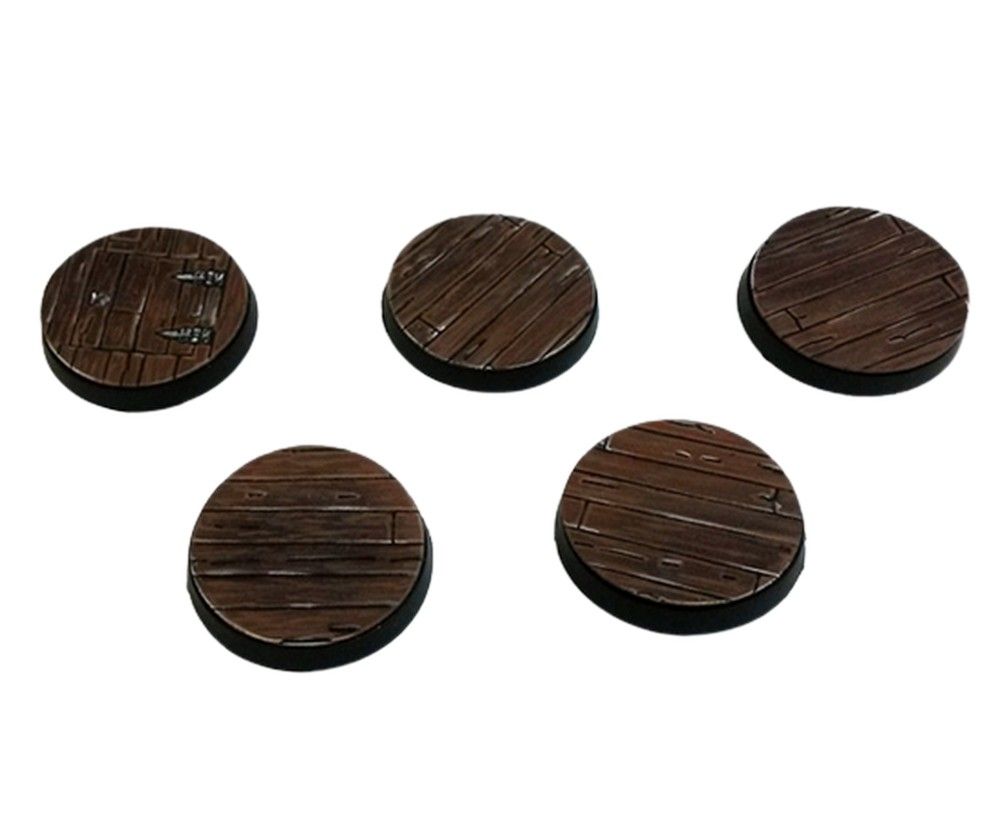 Wood Floor Base Tops - 55mm Custom Meeple MEEP-CU00750BA-XT | Wayland Games
