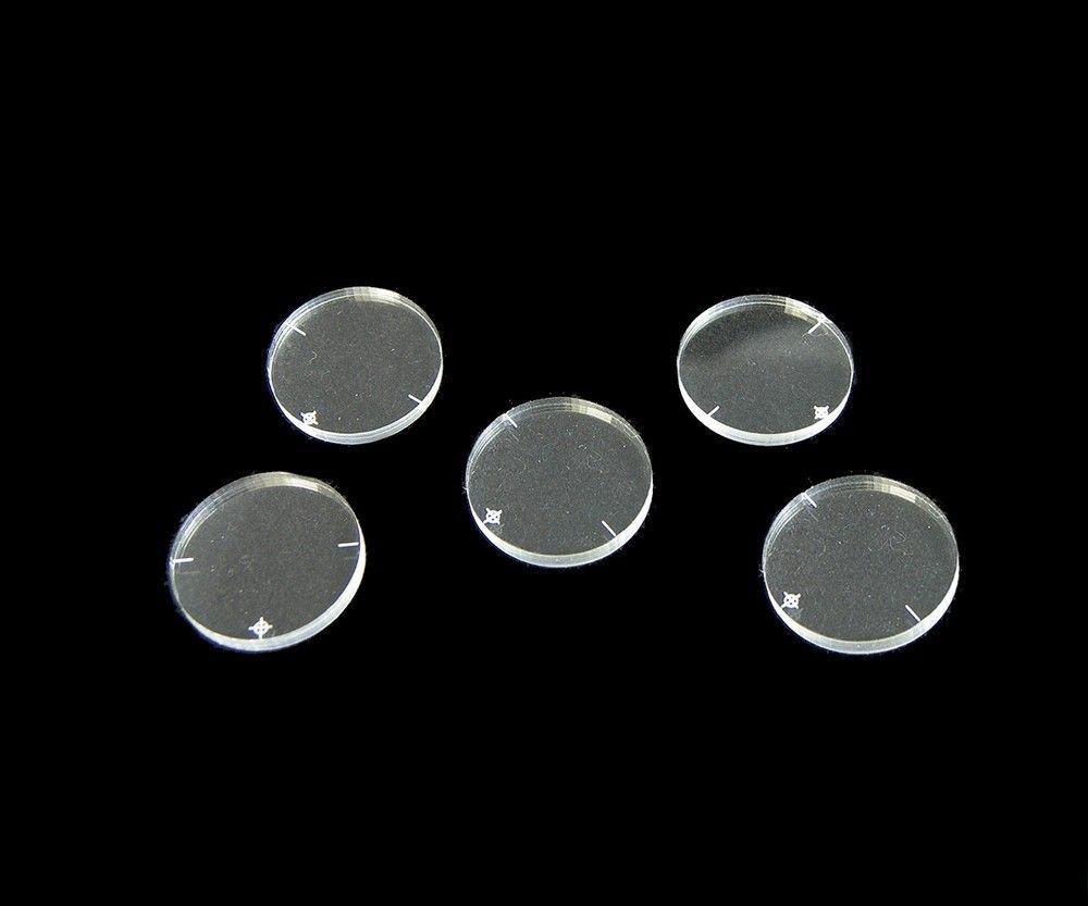 Transparent 55mm Bases with Line of Sight Custom Meeple | Wayland Games