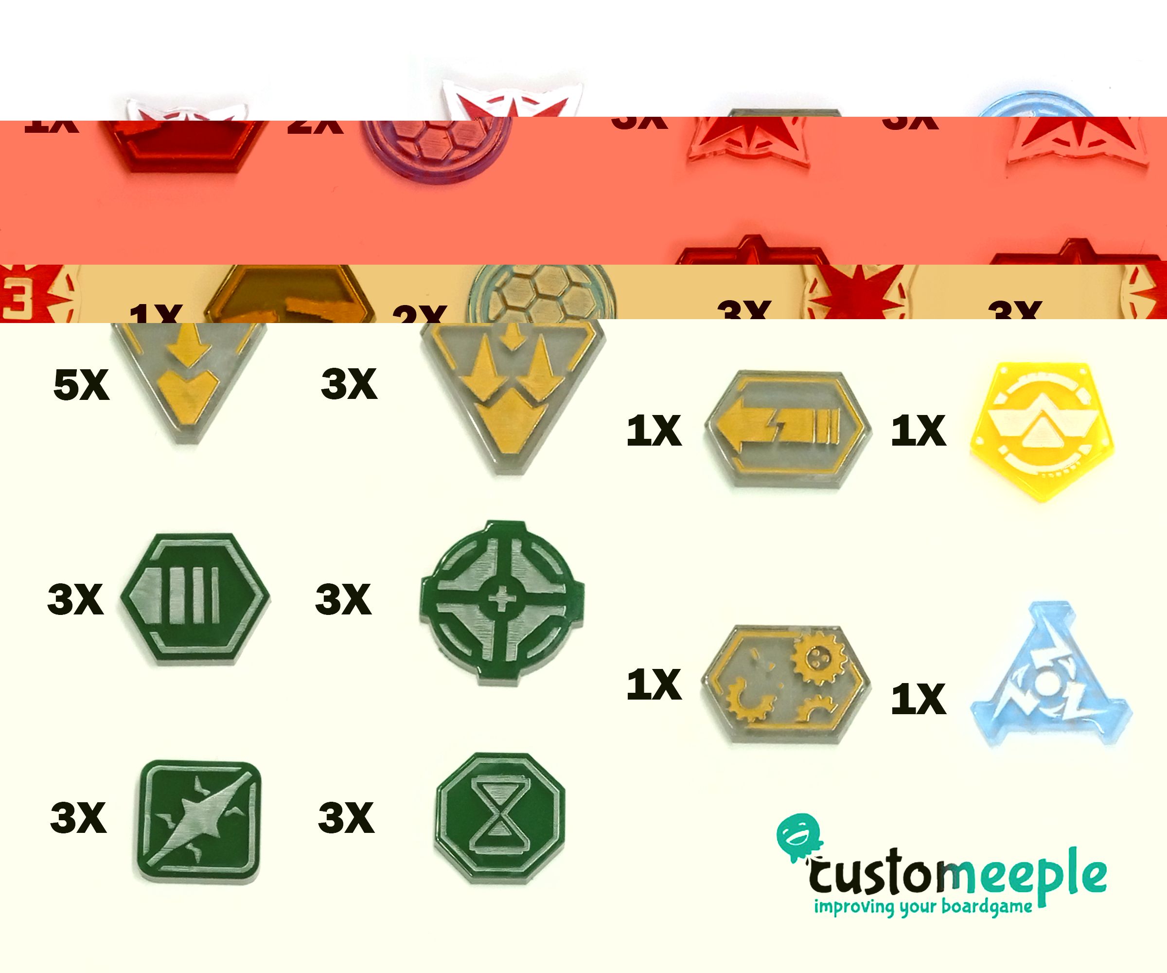 Star Wars Legion Token Set Custom Meeple CUS02714TK | Wayland Games