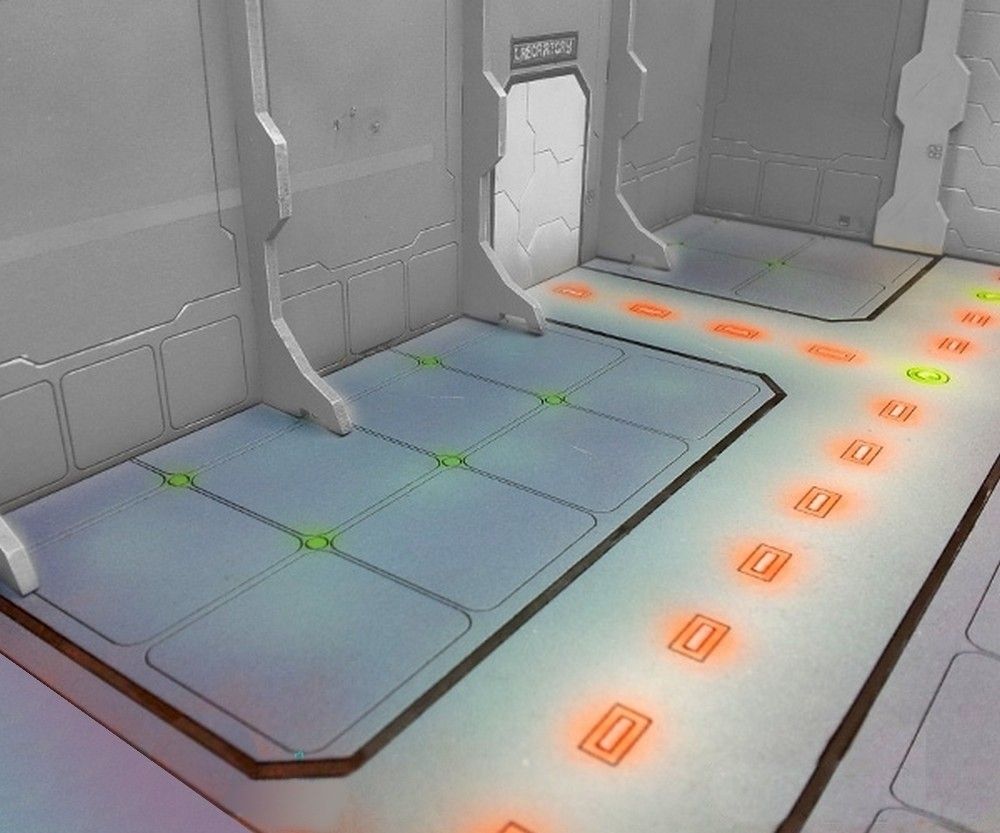 Infinity Diorame Floor - Cargo Bay Custom Meeple INF00451TD | Wayland Games