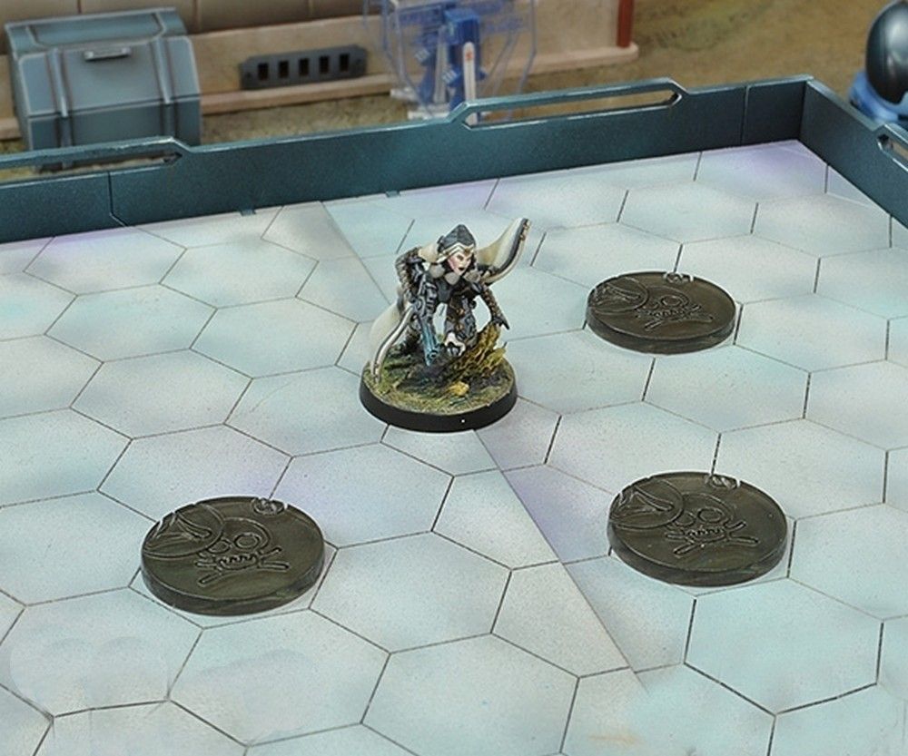 Infinity Mine Markers - PanOceania Custom Meeple INF00760TK | Wayland Games