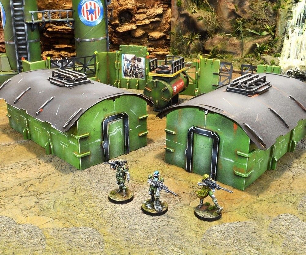 USAriadna Barracks - 2 Buildings Set Custom Meeple INF03090TD | Wayland ...