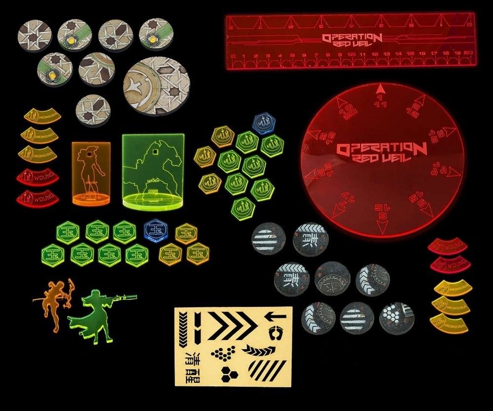 Infinity Red Veil Deluxe Pack (54 Pieces) - English Custom Meeple ...