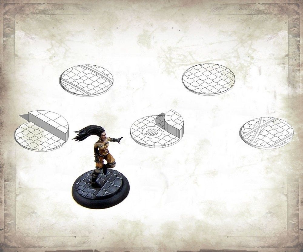 Malifaux Streets Base Tops - 40mm Custom Meeple MLF00150BA-BG | Wayland ...