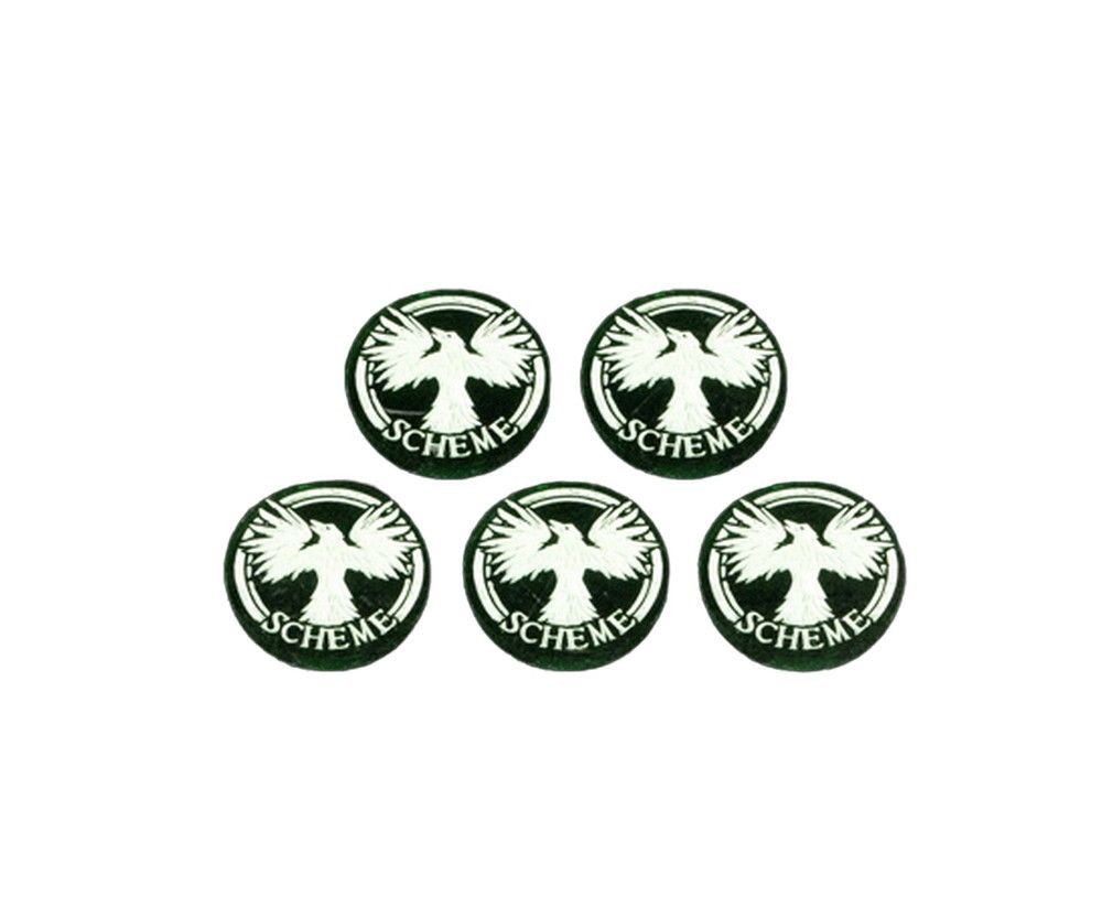 Resurrectionists M3E Scheme Tokens Custom Meeple | Wayland Games