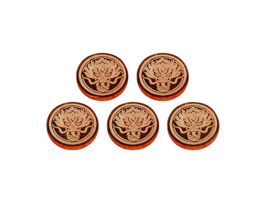 Ten Thunders M3E Strategy Tokens Custom Meeple MLF01640TK-THUNDERS ...