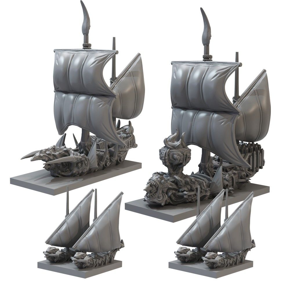 Kings of War Armada: Twilight Kin Booster Fleet Mantic Games Direct ...