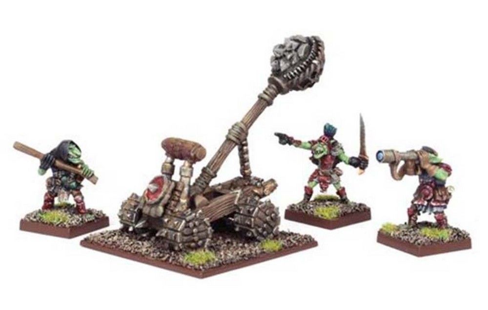 Kings of War: Goblin Big Rock Thrower Mantic Games Direct Kings of War ...