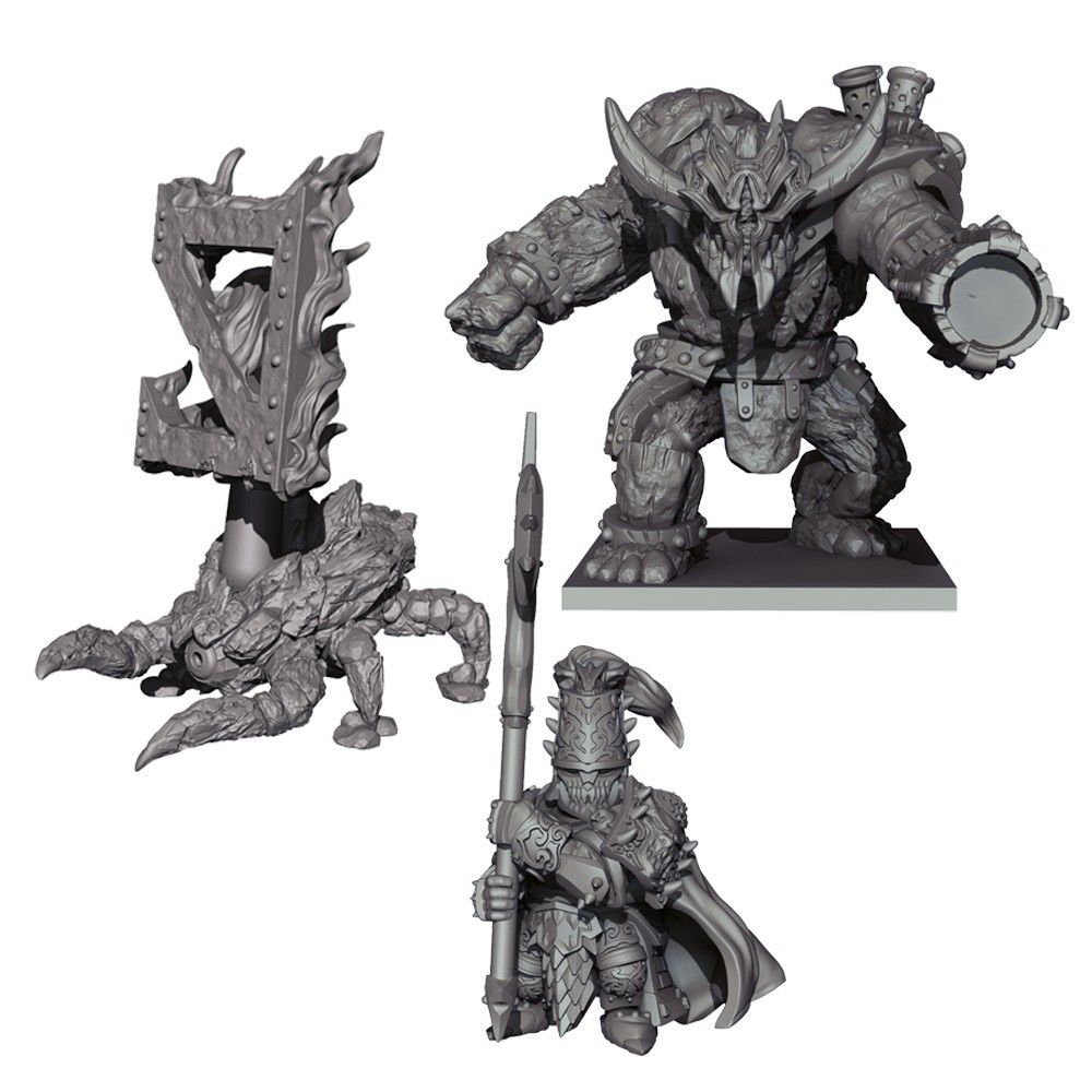 Kings of War Vanguard: Abyssal Dwarf Warband Booster Mantic Games ...
