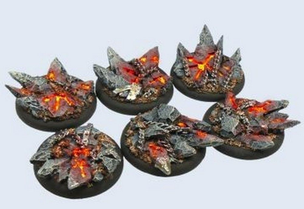 Micro Art Studio Chaos Bases, WRound 40mm (2) | Wayland Games