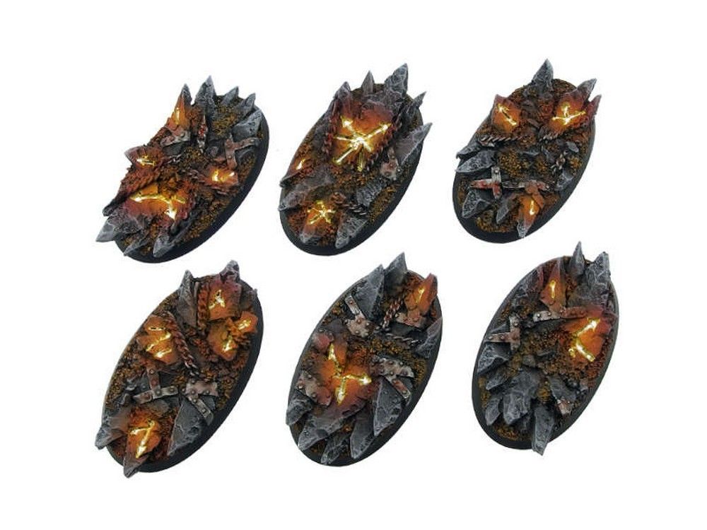 Micro Art Studio Chaos Bases, Oval 60mm (4) | Wayland Games