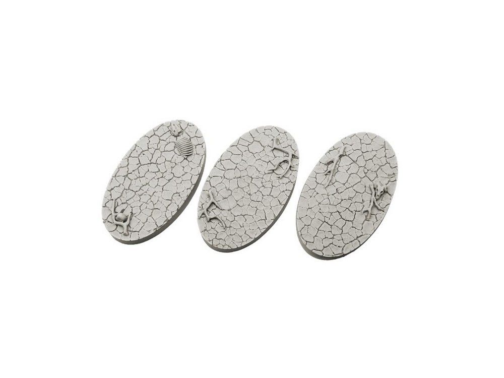 Micro Art Studio Wasteland Bases, Oval 75mm (2) | Wayland Games