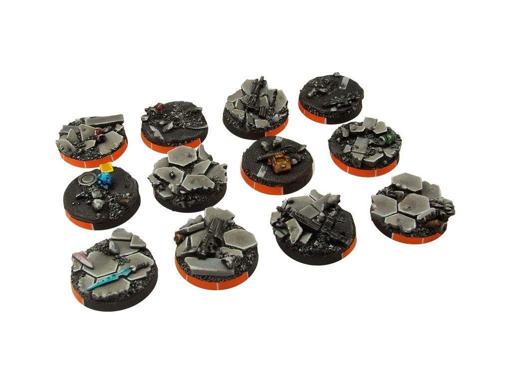 Micro Art Studio Urban Fight Arc Bases, Round 25mm | Wayland Games