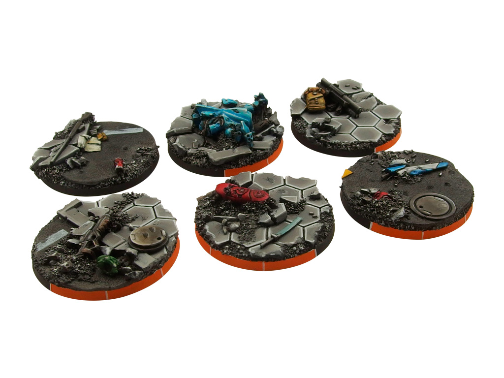 Micro Art Studio Urban Fight Arc Bases, Round 40mm | Wayland Games
