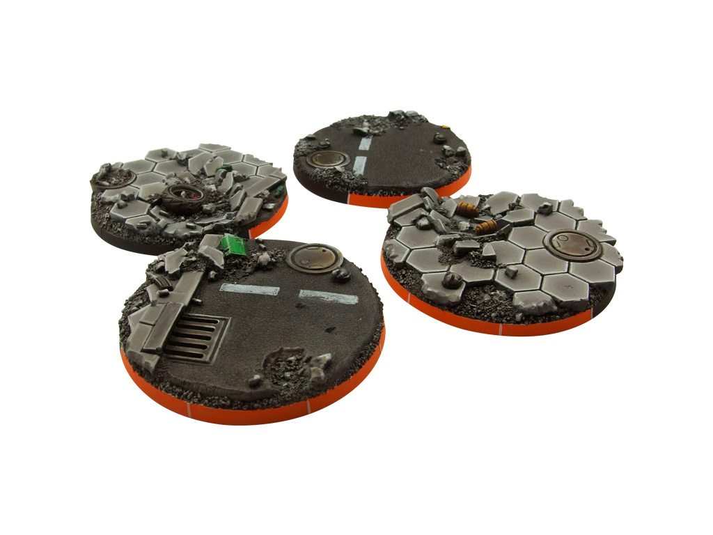 Micro Art Studio Urban Fight Arc Bases, Round 55mm | Wayland Games