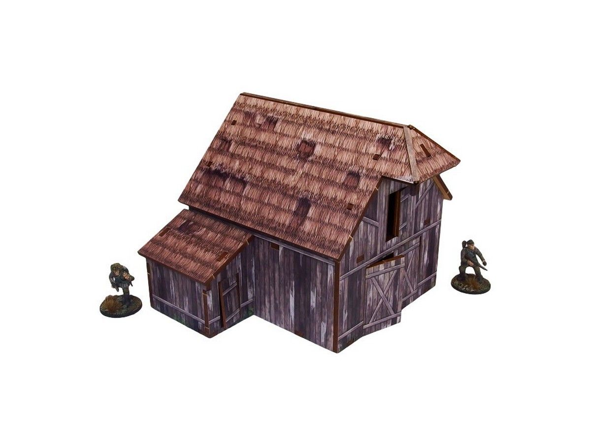 WW2 Ostfront Village Barn Micro Art Studio H00239 | Wayland Games