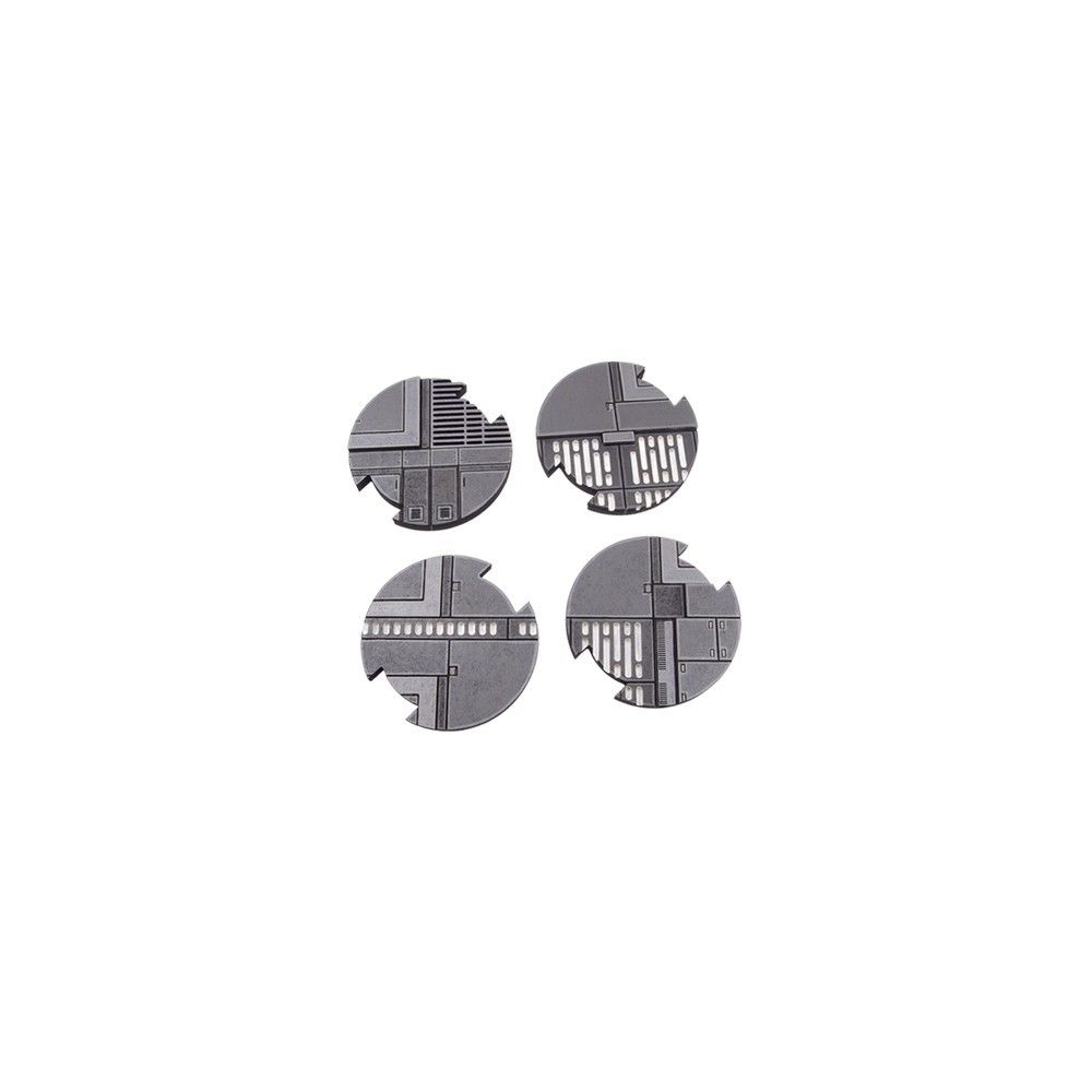 Micro Art Studio Space Station HDF Bases SWL 50mm (4) | Wayland Games