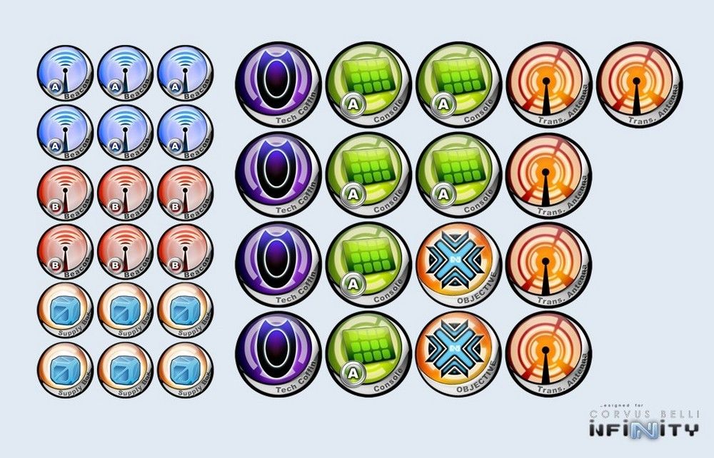 Infinity Token Set ITS2015 Micro Art Studio P00115 | Wayland Games